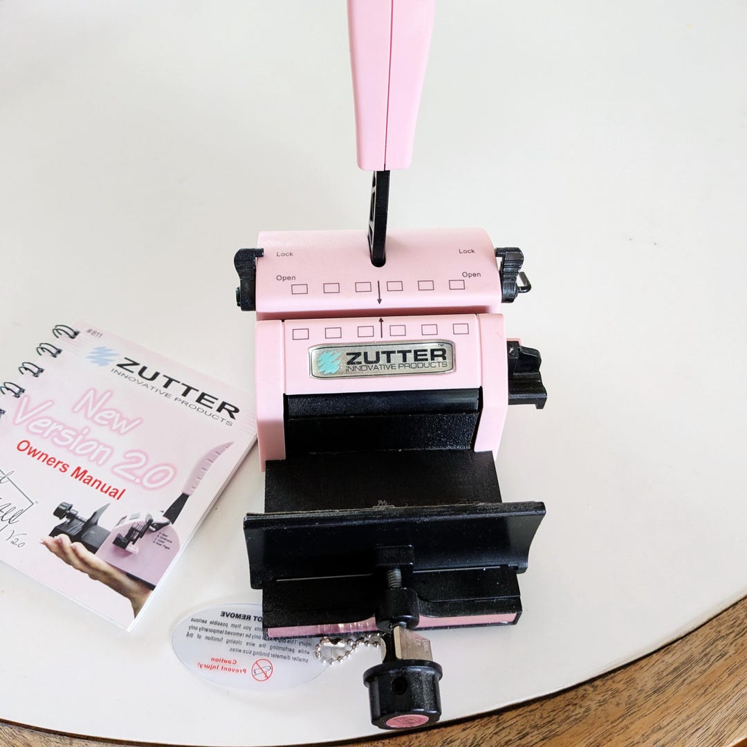 Zutter Spiral Binding Machine and Binding Wires - Etsy