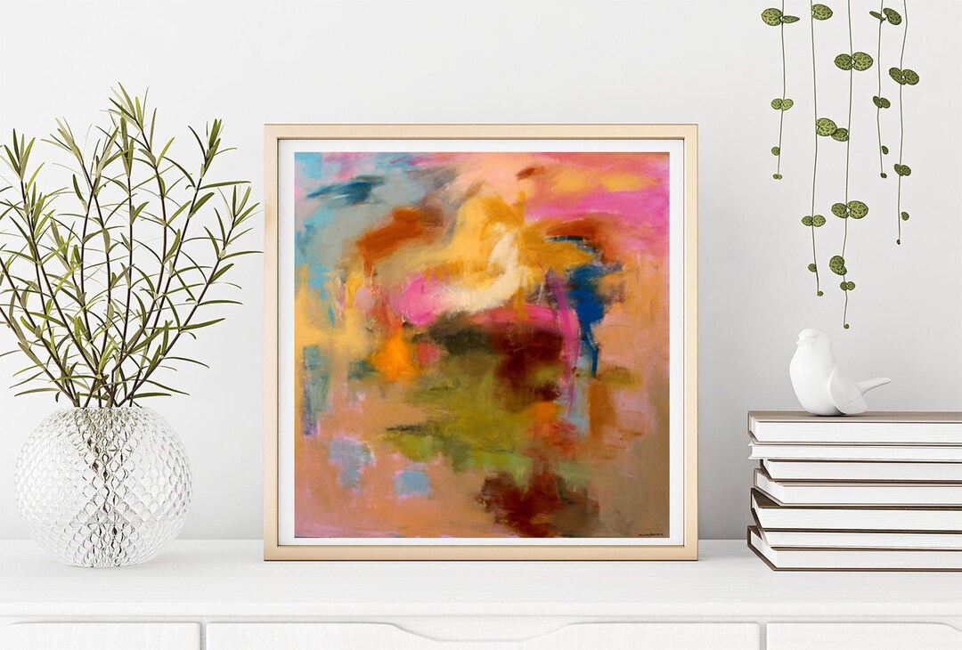 Pieces of Me Abstract Art Print: Colorful Home Decor - Etsy