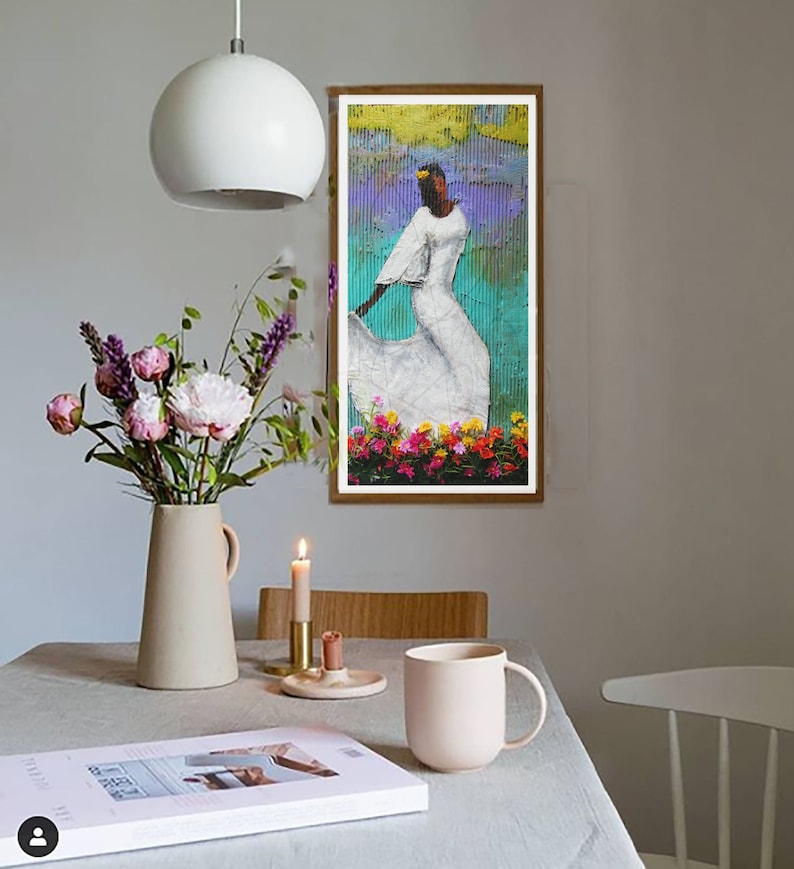 Dancing in the Wind African American Art Black Art Prints | Etsy