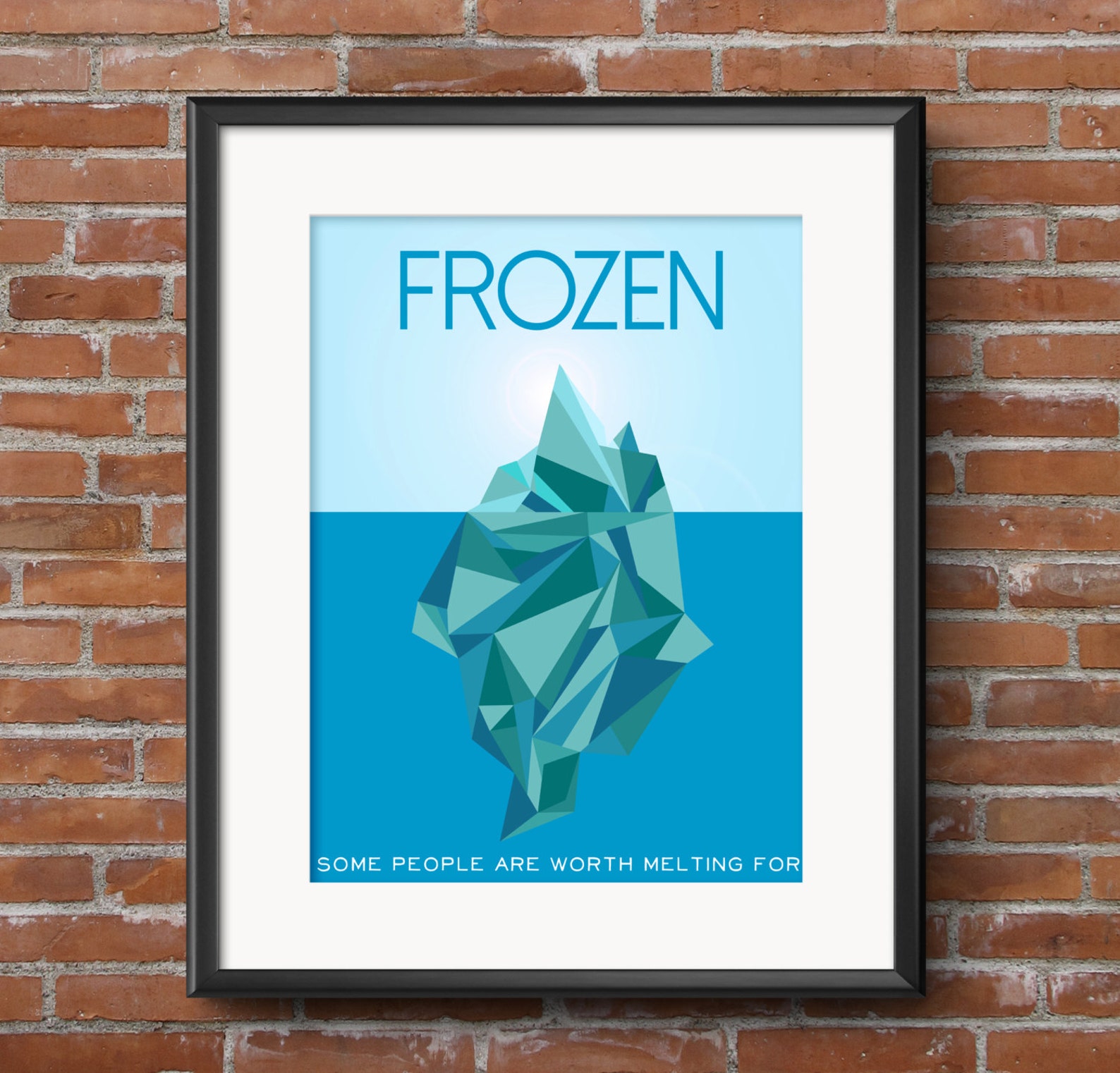 Frozen Minimalist Movie Poster From Walt Disney 5 Printable Etsy