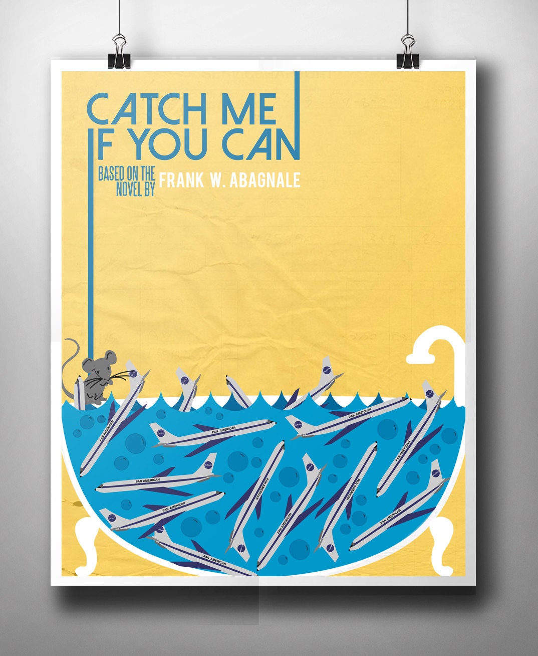 Catch Me If You Can Minimalist Movie Poster 5 Printable Files, ALL ...