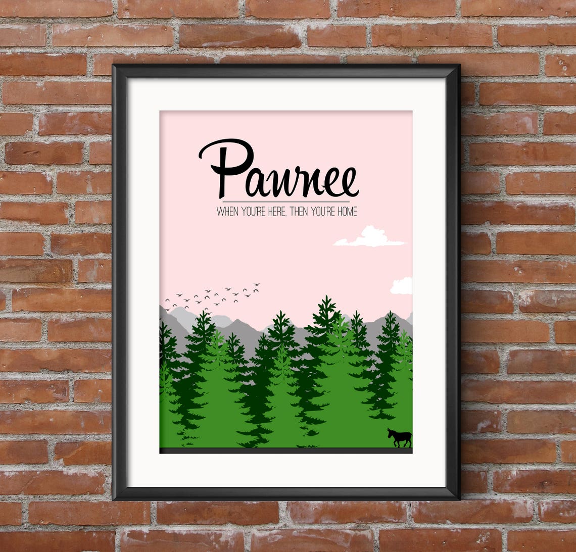 Pawnee Parks and Rec Minimalist Poster 5 Digital Files - Etsy