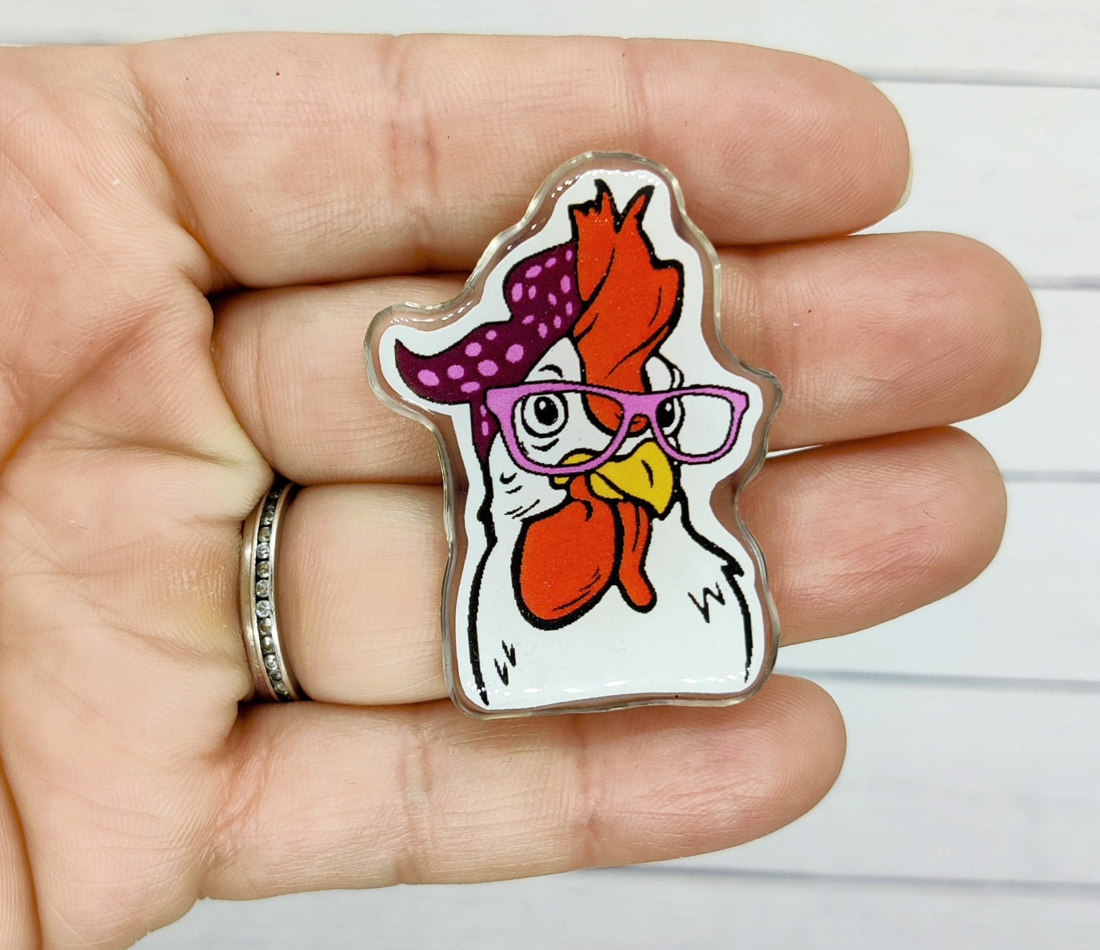 What's Peckin Rooster Chicken Custom X-ray Markers With Initials - Etsy