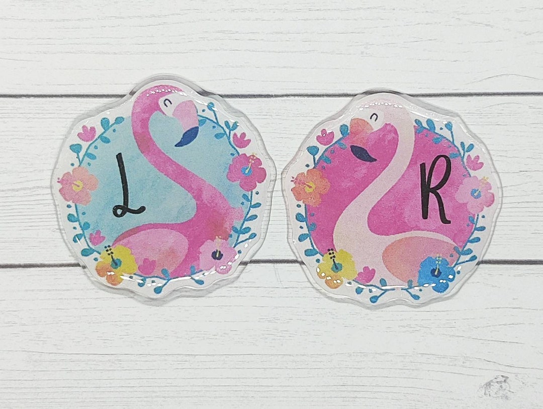 Flamingo Round Summer Custom Lead Letter X-ray Markers With Initials - Etsy