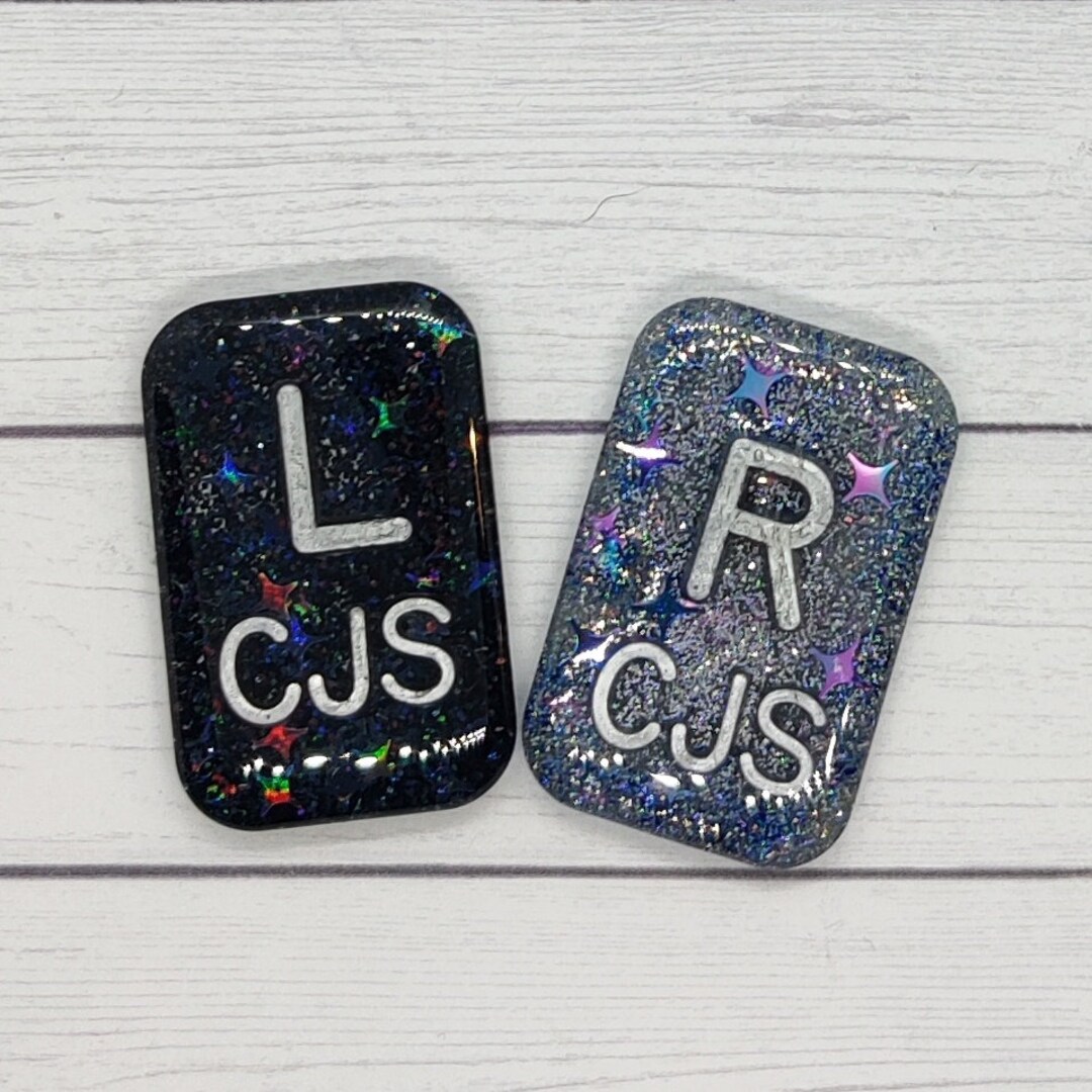 Glitter Galaxy Custom Lead Letter X-ray Markers With Initials - Etsy