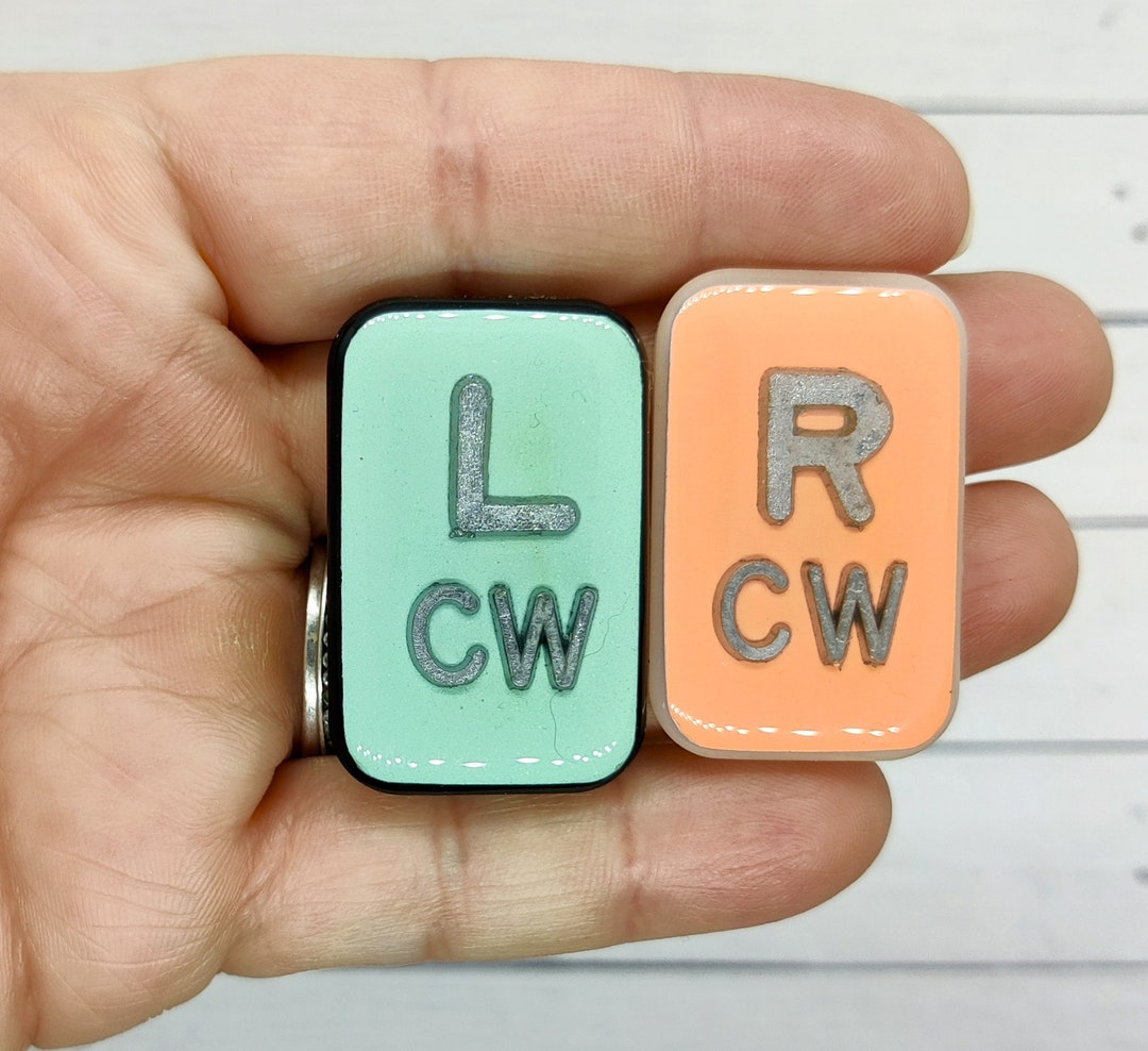 Pastel Pretties Solid Color Lead Letter X-ray Markers With Initials - Etsy