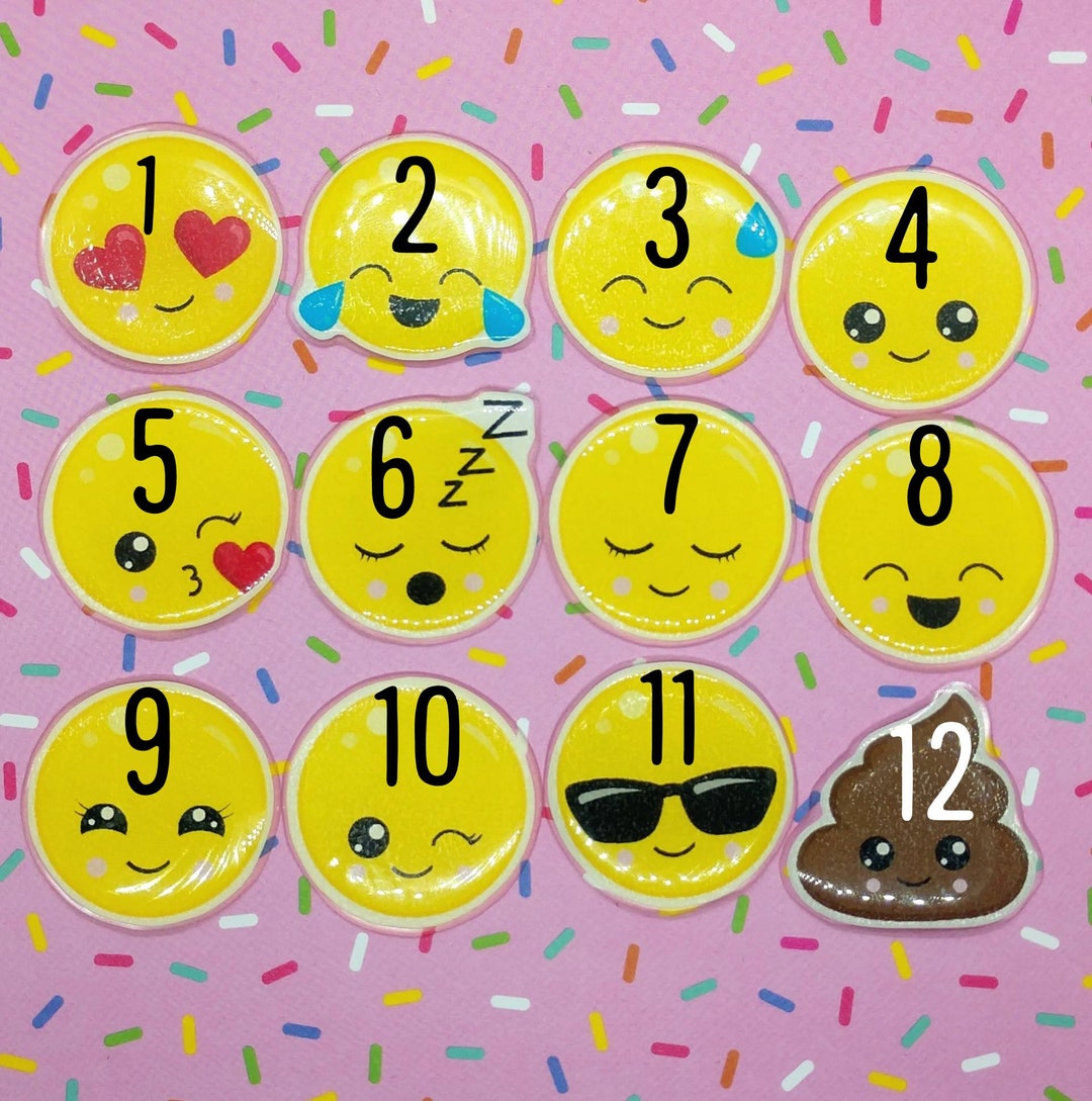 Emoji Custom Lead Letter X-ray Markers With Initials - Etsy