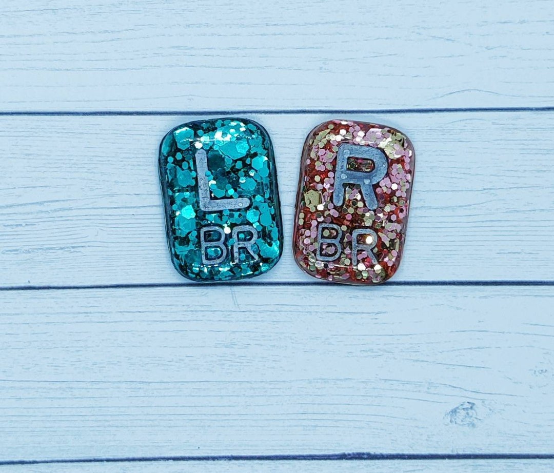 Teal Rose Custom Lead Letter Mini X-ray Markers With Initials - Etsy