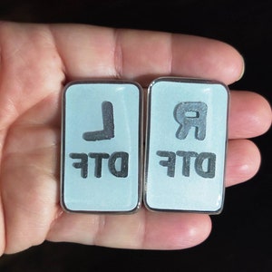 Rock on Lead Letter X-ray Markers With Initials - Etsy