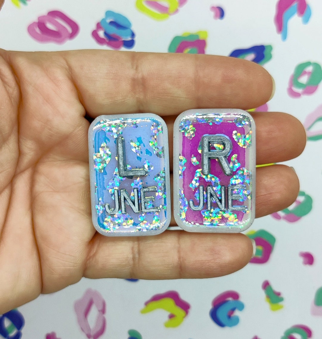 Cheetah Holo Lead Letter X-ray Markers With Initials - Etsy
