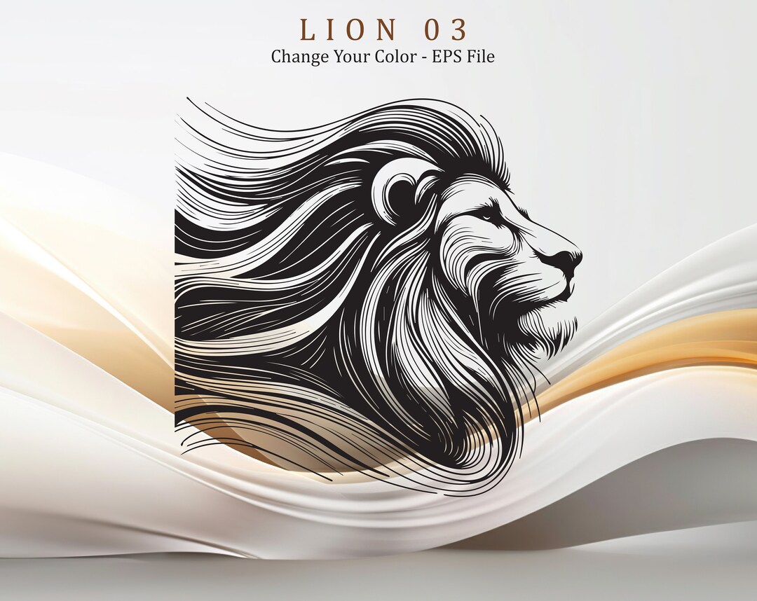 Create Unique Items With Lion Art Perfect for Tattoos Home Decor ...