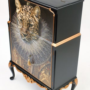 Queen Leopard Cocktail Cabinet - Etsy