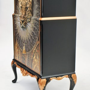 Queen Leopard Cocktail Cabinet - Etsy