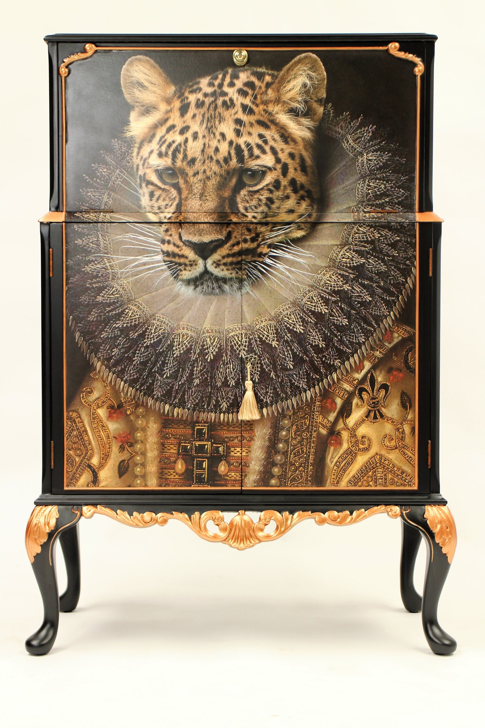 Queen Leopard Cocktail Cabinet - Etsy