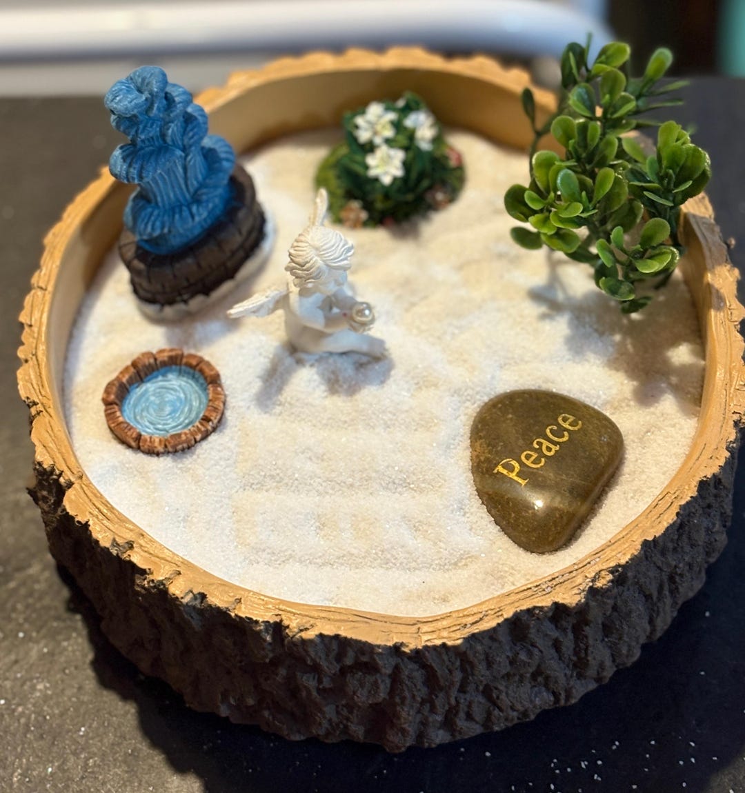 Beautiful Desktop Zen Garden, Sand Garden for Relaxation - Etsy
