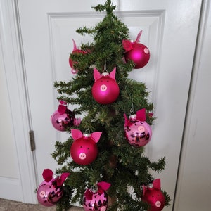 Pig Christmas Tree Ornament - Etsy