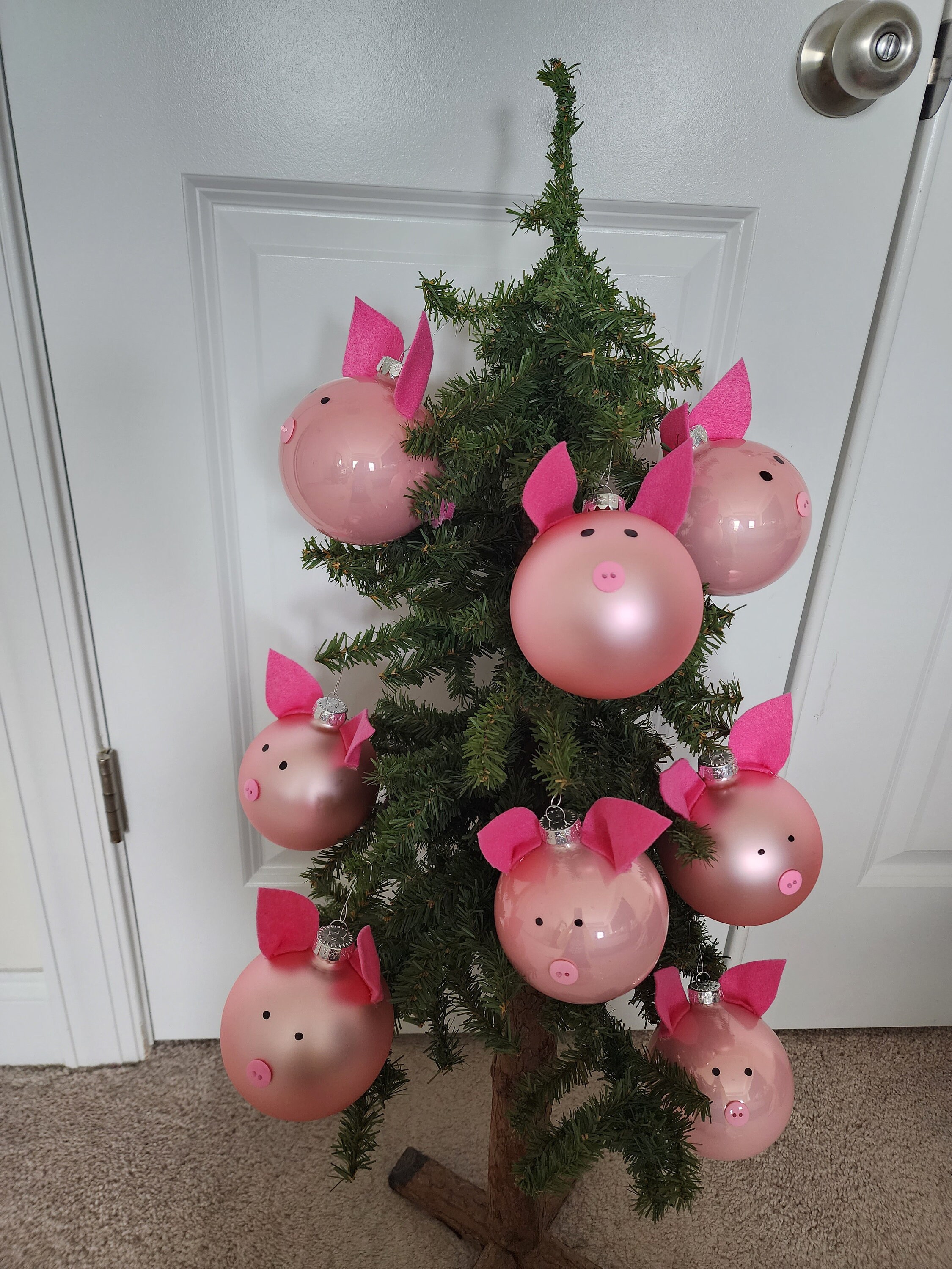Jumbo Pig Christmas Tree Ornament - Etsy