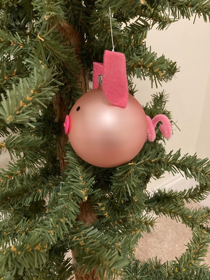 Pig Christmas Tree Ornament | Etsy