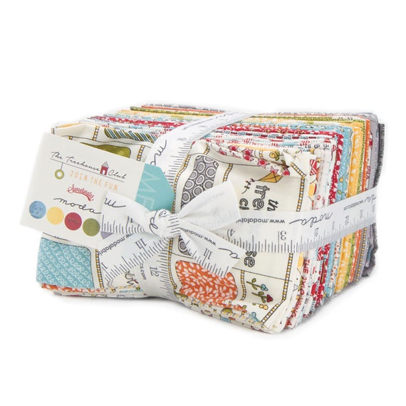 The Treehouse Club by Sweetwater for Moda Fat Eighth Bundle | Etsy