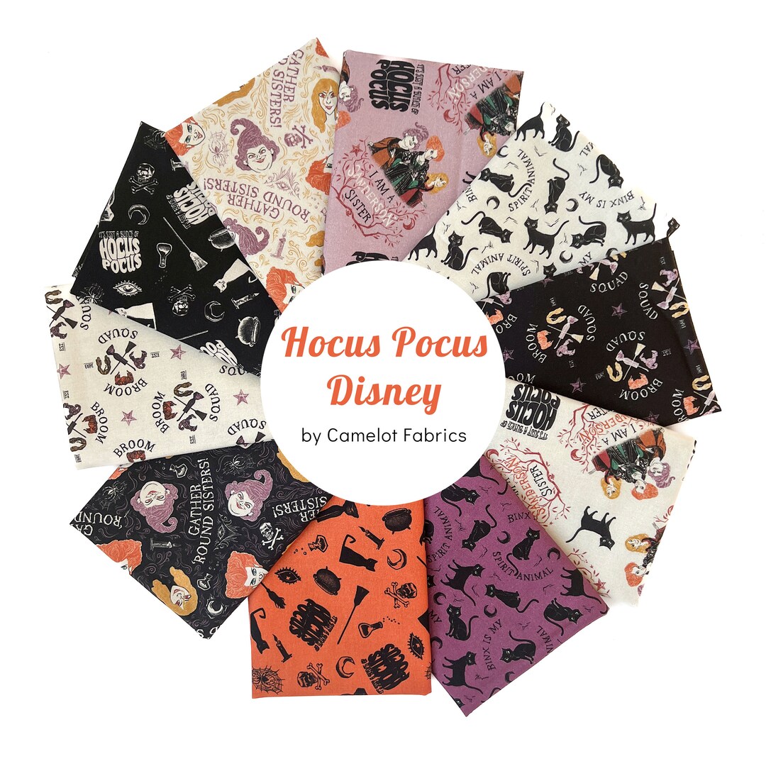 Hocus Pocus Disney by Camelot Fabrics Fat Quarter Bundle - Etsy