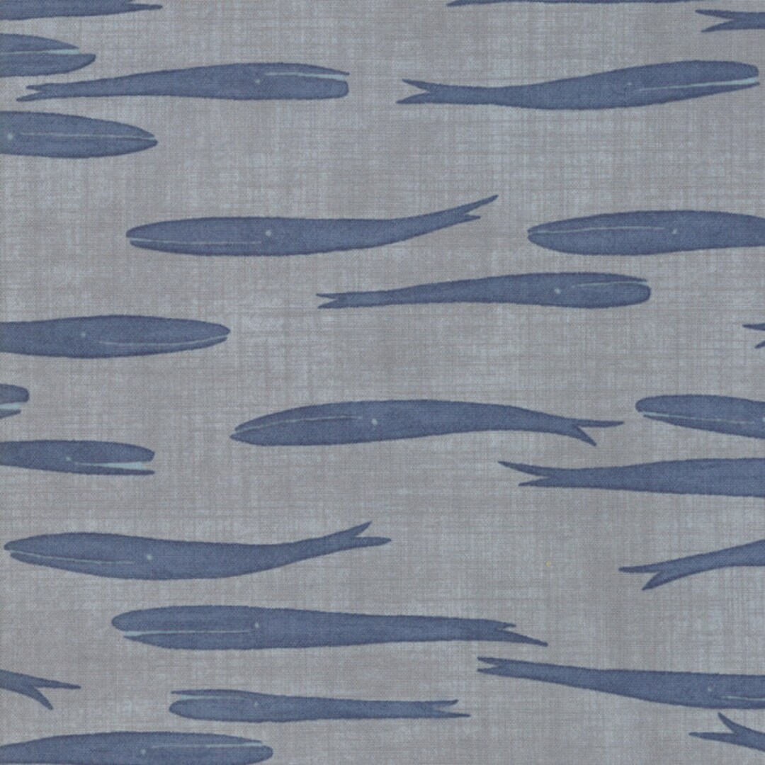 Ebb and Flow Whales by Janet Clare for Moda Fat Quarter/yardage - Etsy