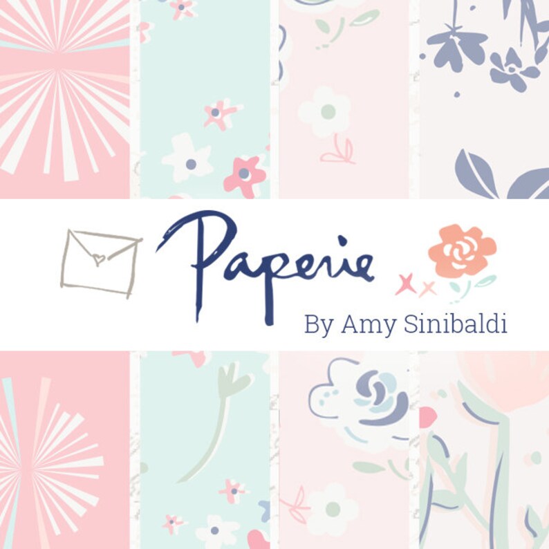 Paperie Happily Ever After by Amy Sinibald for Art Gallery Fabric Fat ...