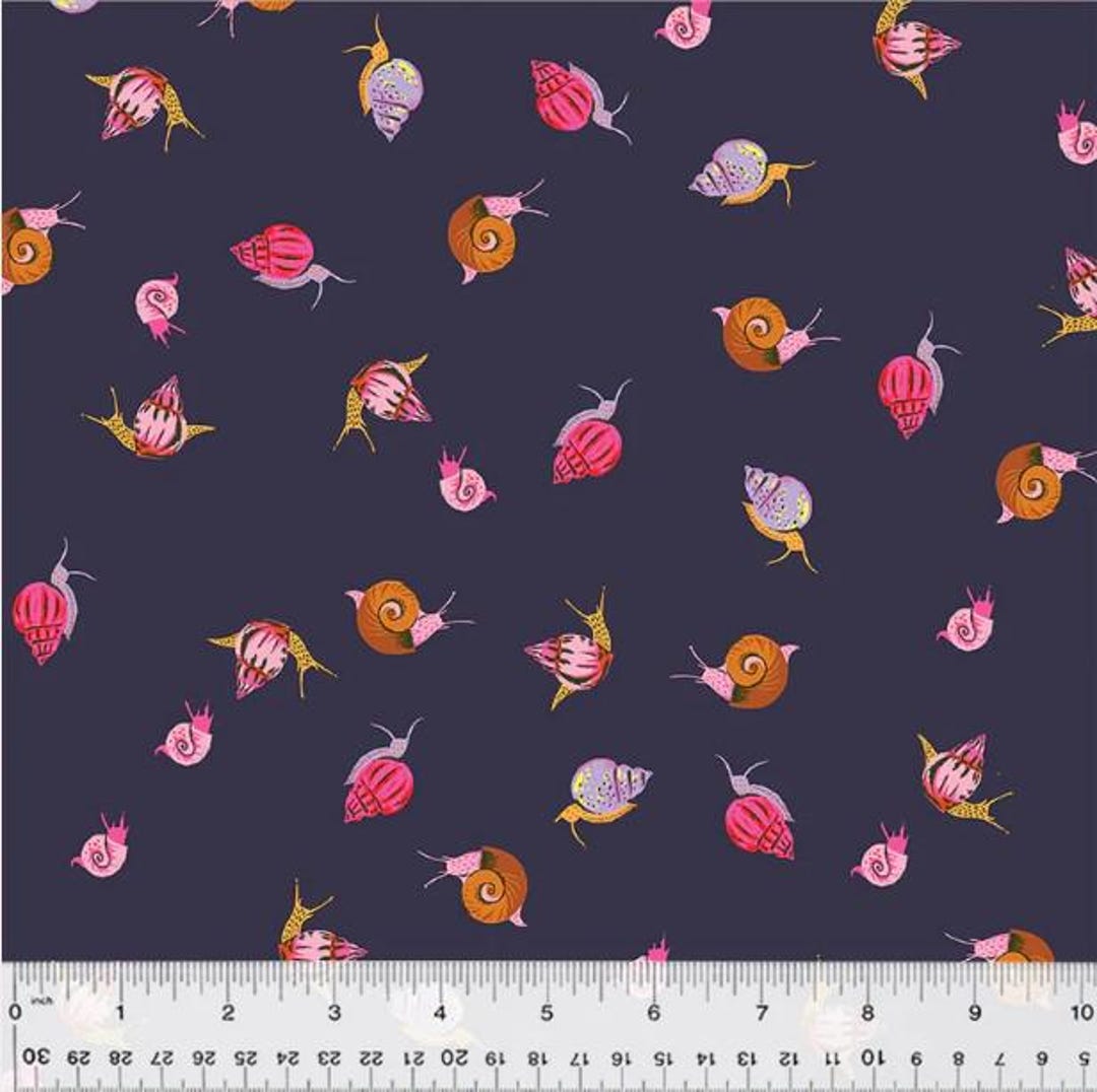 20th Anniversary Indigo Snails by Heather Ross for Windham Fabrics Fat ...