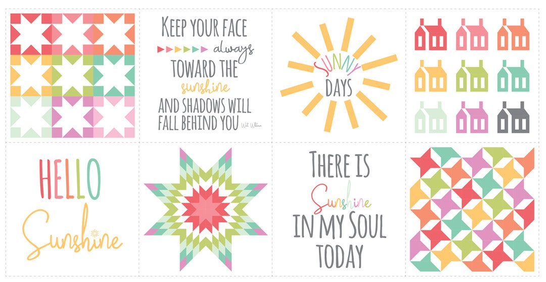Sunnyside up Panel by Corey Yoder for Moda Fabric - Etsy
