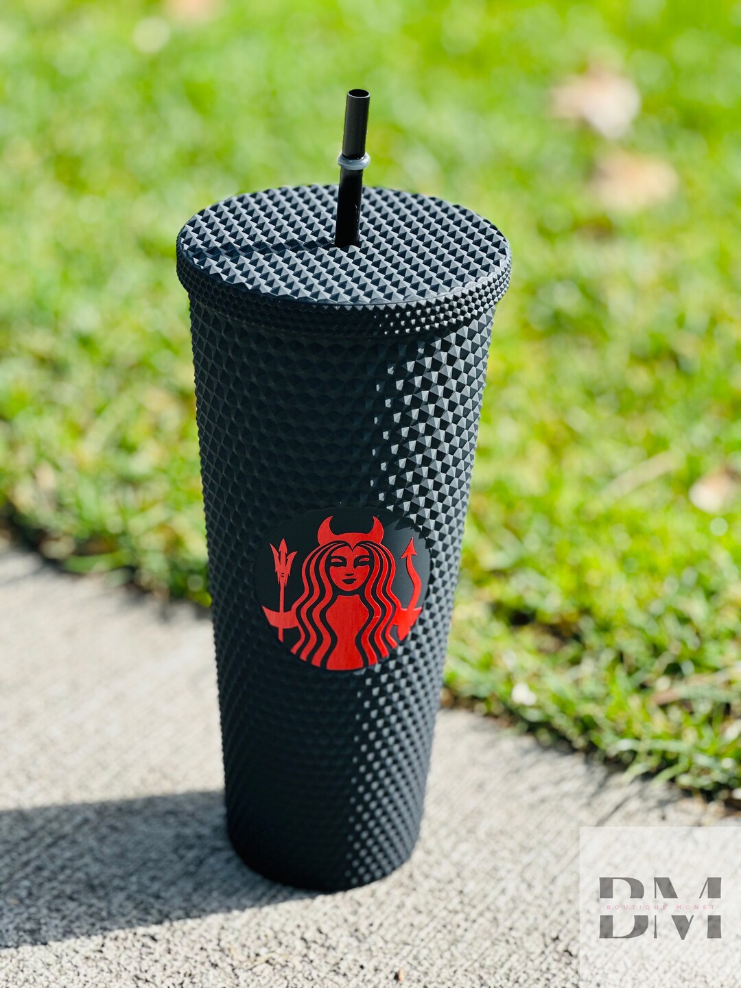 Devil Starbucks Tumbler Cup | Halloween Tumbler | Devil Logo Studded ...