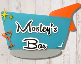 Mid Century Modern Sign - Etsy