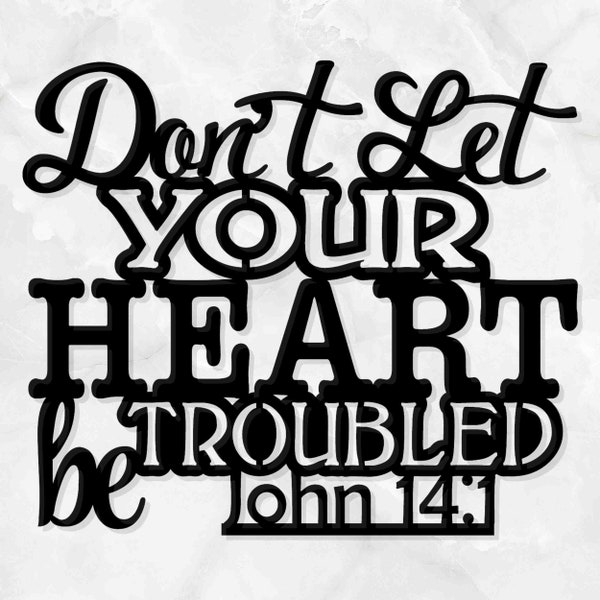 Let Not Your Heart - Etsy