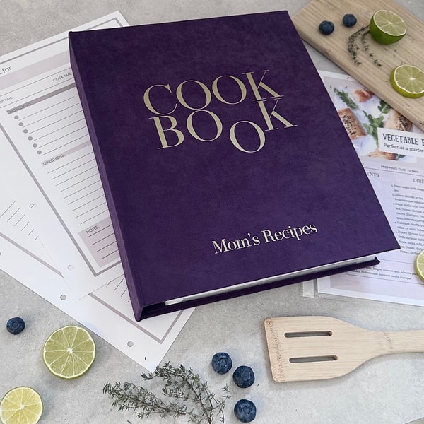 Handmade Recipe Book - Etsy