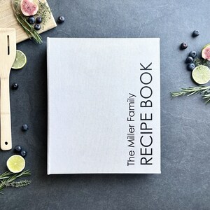 Personalised Recipe Book Binder, Cookbook, Custom Recipe Binder With ...