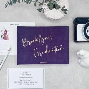 Personalized Graduation Guest Book as Gift, Graduation Party Gift ...