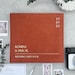 Terracotta Orange Wedding Album With Gold Lettering, Personalized Photo ...
