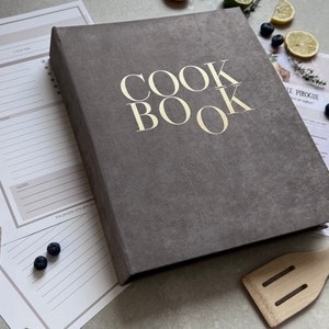 Personalized Recipe Book Binder, Cookbook, Custom A4 4 Ring Binder With ...