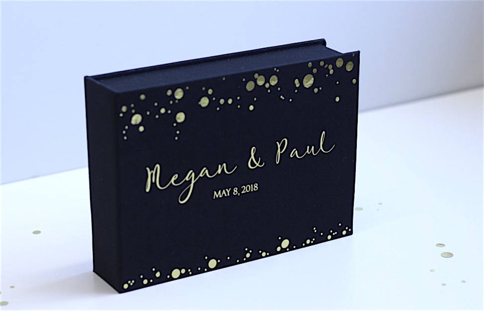 Personalized Wedding Box With Guest Advice Cards Wedding Mad - Etsy