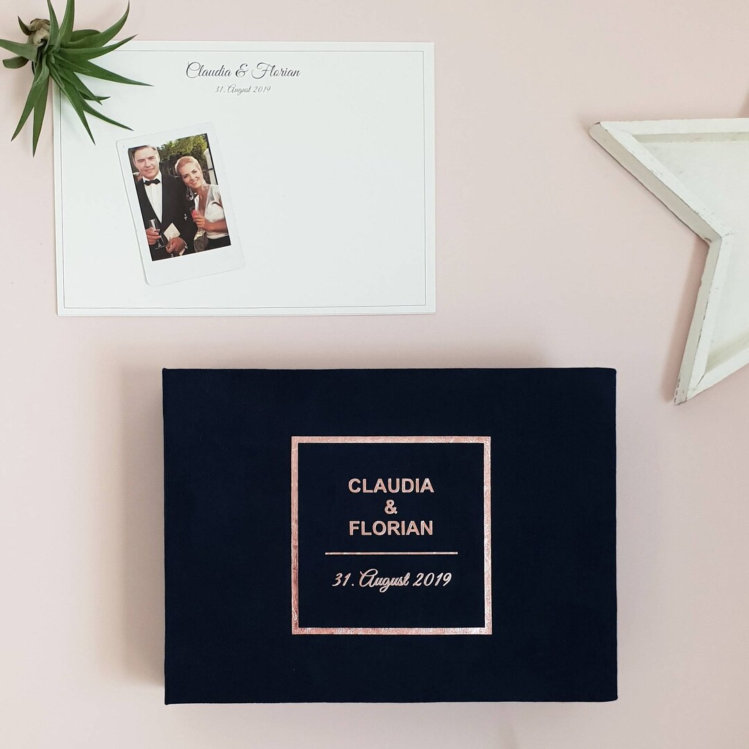 Personalized Wedding Box With Guest Advice Cards Wedding Mad - Etsy