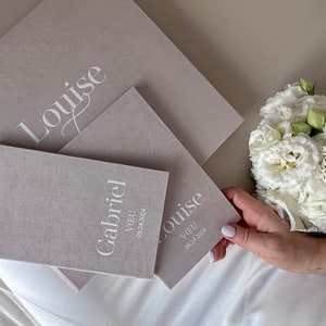 Wedding Celebrant Folder A4 With Vows I Wedding Ceremony Book I Wedding ...