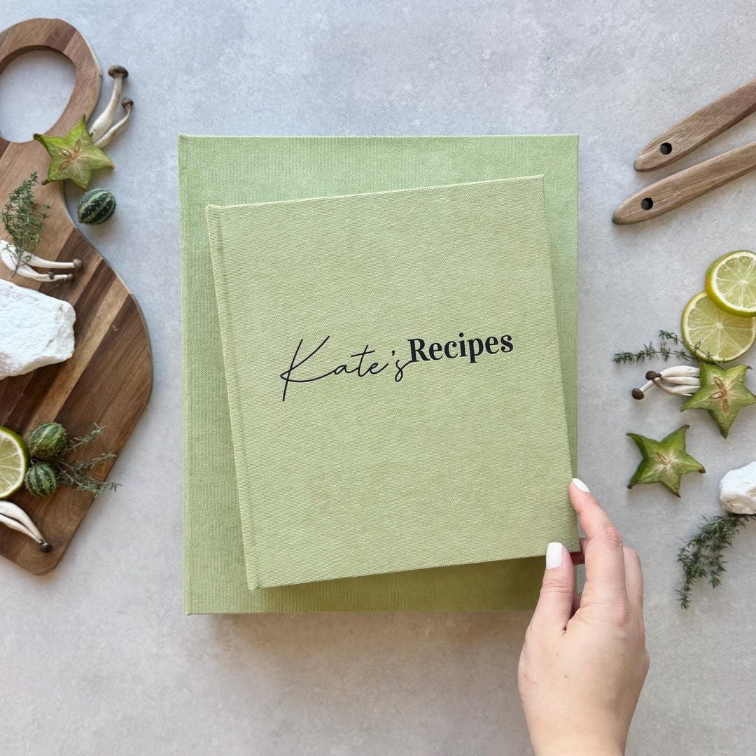 Personalized Recipe Book Binder: Custom Cookbook Organizer for Family ...