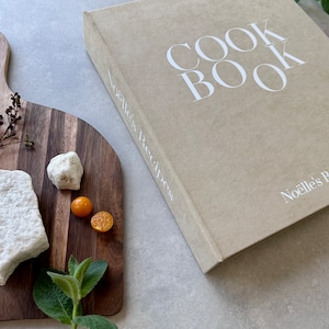 Personalised Recipe Book Binder, Cookbook, Custom A4 4 Ring Binder With ...