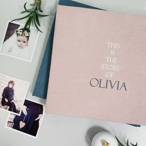 First Year Baby Memory Book | Baby Book | Modern Baby Shower Gift ...