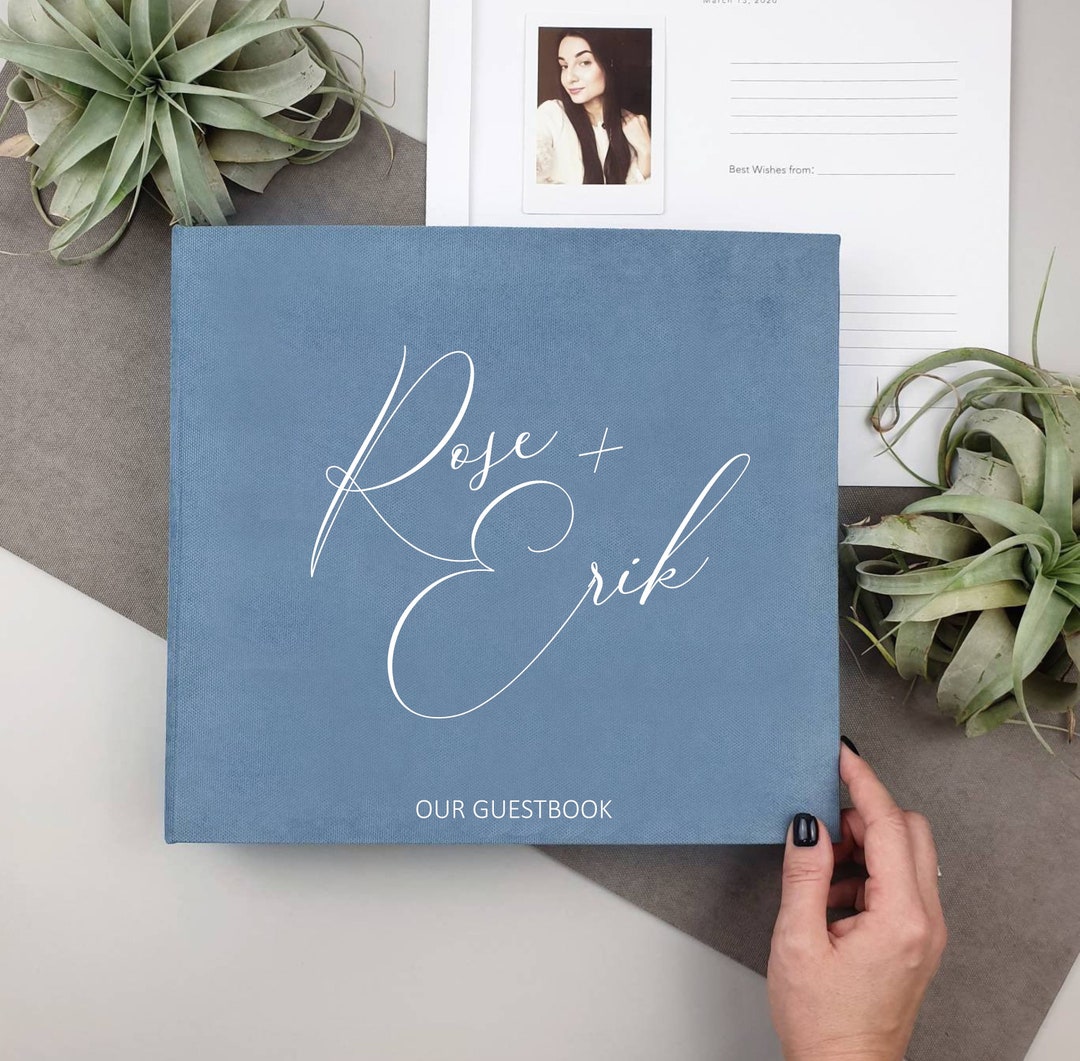 Personalized Wedding Guest Book for Polaroid, Photo Booth 2x6, 4x6 ...