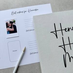 Personalized Graduation Guest Book as Gift | Graduation Party Gift ...