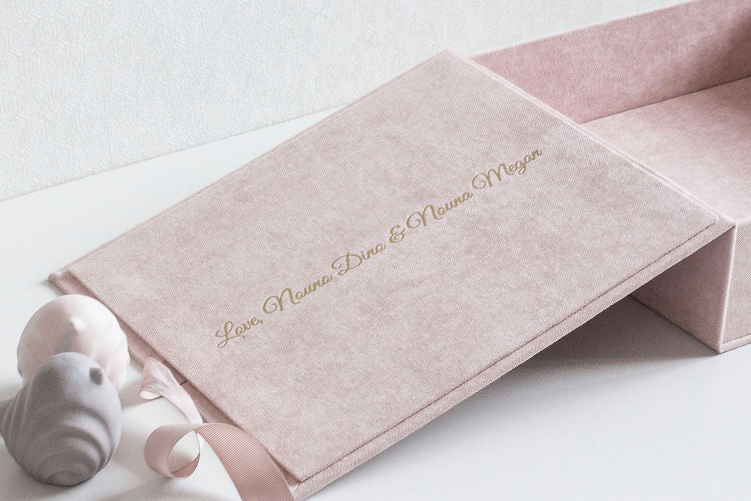 Navy Large Memory Box With Gold Lettering Time Capsule Box | Etsy