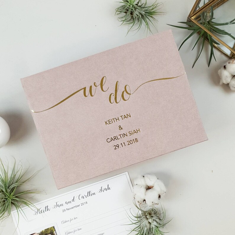 Personalized Wedding Box With Guest Advice Cards Wedding Mad - Etsy