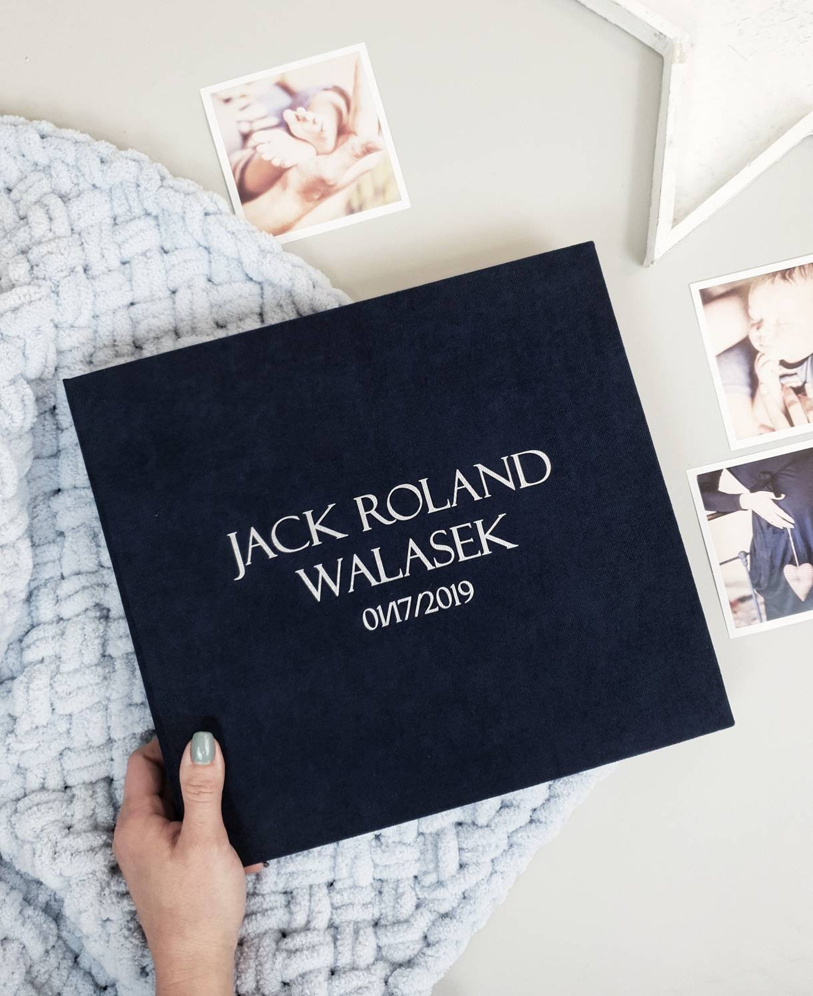 Custom Personalized First Year Baby Memory Book, Baby Book, Story of ...