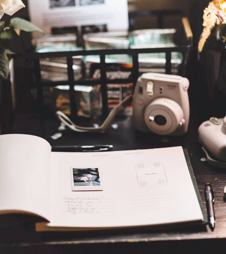 Wedding Album Olive Green With Foil Gold Lettering - Etsy