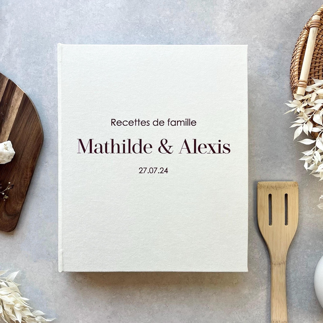 Personalized Family Recipe Book Binder: Handmade Cookbook Organizer - Etsy
