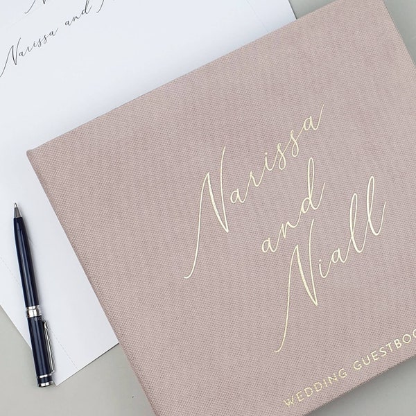 Pink Guest Book - Etsy